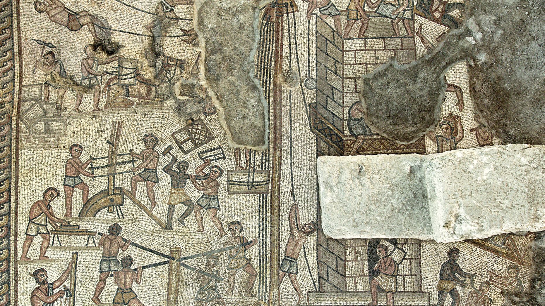 Archaeologists have uncovered a stunning 1,600-year-old biblical mosaic ...