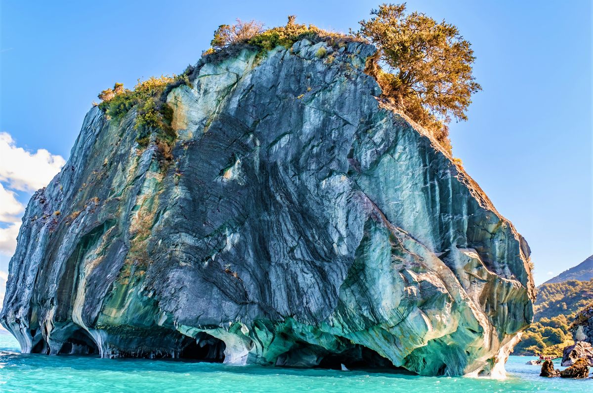 Waves Over Centuries Has Carved this Marble Cave into Stunning Shapes ...