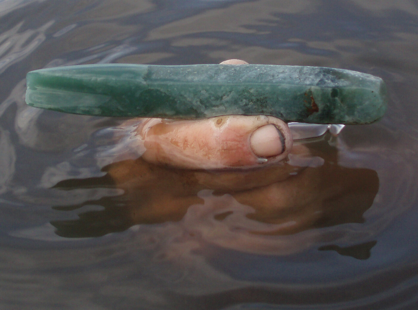 Jadeite tool discovered in ancient underwater salt works | ARCHAEOLOGY ...