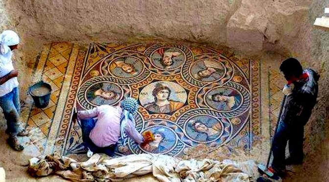 1,300-year-old colorful mosaics Discovered by Archaeologists in Israel ...