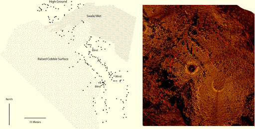 A 9,000-year-old caribou hunting structure beneath Lake Huron ...