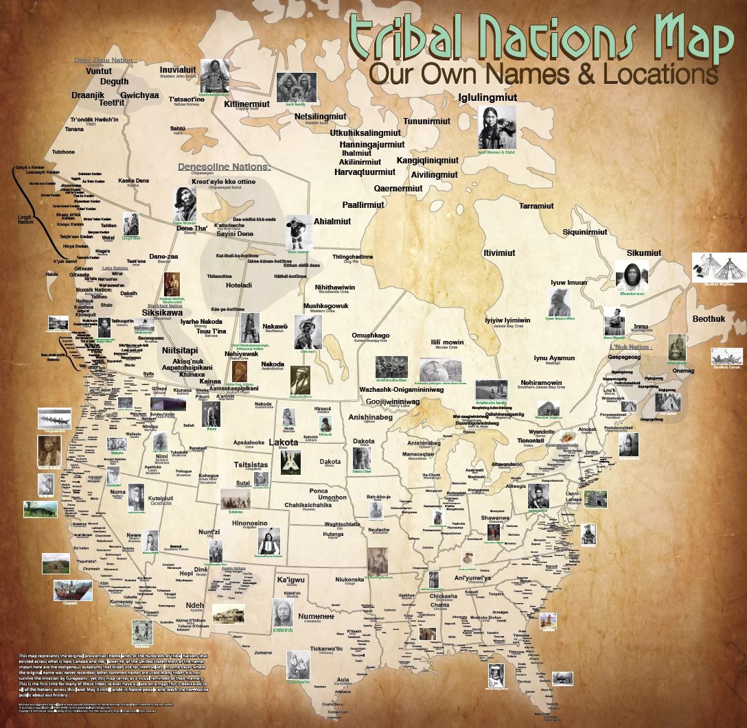 A Unique Native American Map Everyone Should See | ARCHAEOLOGY WORLD