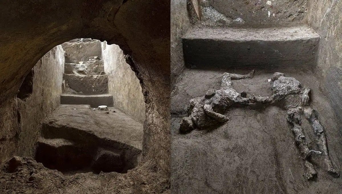 Pompeii dig uncovers 2000-year-old remains of rich man and slave killed ...