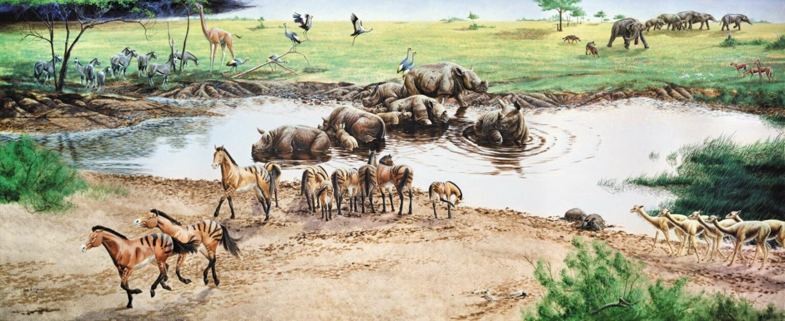 Hundreds of well-preserved prehistoric animals were found in an ancient ...